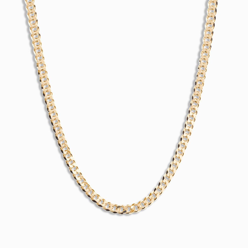 Omega Chain Necklace / 18K Solid Gold – NYRELLE